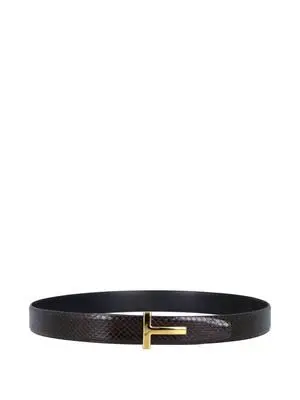 TOM FORD T-buckle Reversible Belt