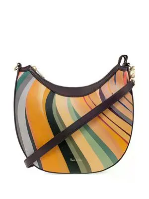 Paul Smith Swirl-print Leather Shoulder Bag - Yellow