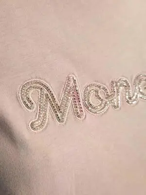 Moncler Bead-logo T-shirt - Pink