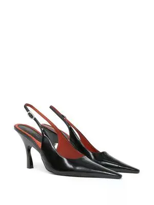 Stella McCartney Elsa 90mm Pointed Toe Pumps - Black
