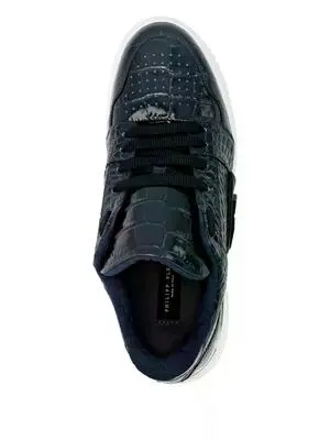 Philipp Plein Hexagon Lo-top Sneakers - Blue
