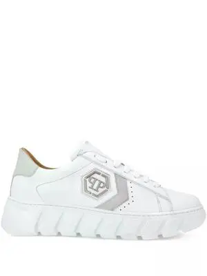 Philipp Plein Hexagon Lo-top Sneakers - White