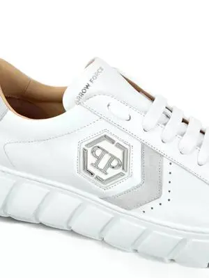 Philipp Plein Hexagon Lo-top Sneakers - White