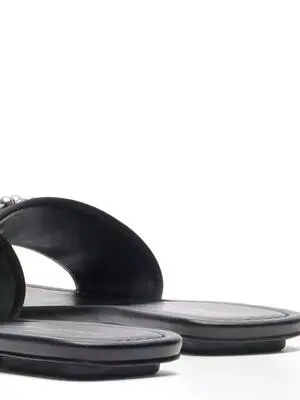 STUART WEITZMAN Poppy Slides - Black