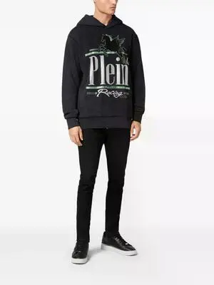 Philipp Plein Racing Club Hoodie - Black