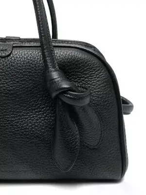 Jacquemus The Small Turismo Bag In Grained Calfskin - Black