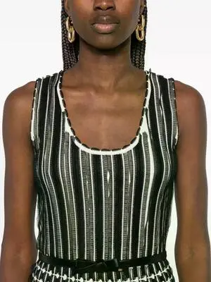 Elisabetta Franchi Micro-ruffles Detailed Midi Dress