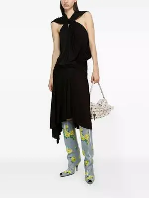 Acne Studios Knot-detail Midi Dress