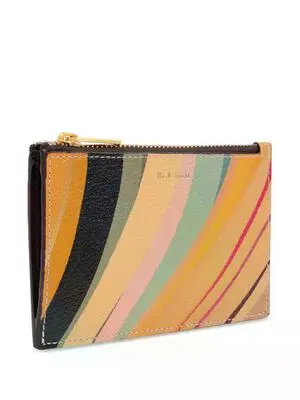 Paul Smith Swirl Zip Purse - Orange