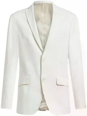 Etro Cotton Jacquard Blazer - White
