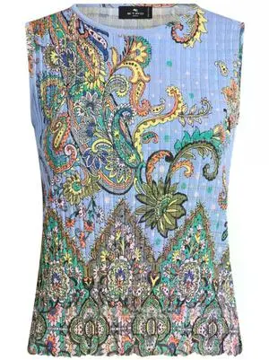 Etro Paisley Camis Tanks For Women