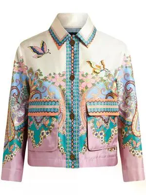 Etro Floral Jacket - White
