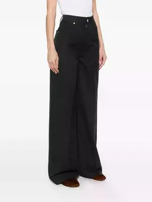 Nanushka Wide-leg Trousers - Grey