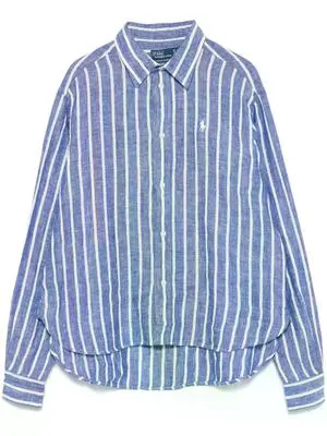 Women's Blue Striped Shirts