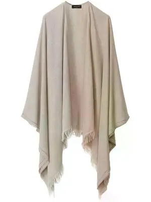 Fabiana Filippi Frayed-hem Cape