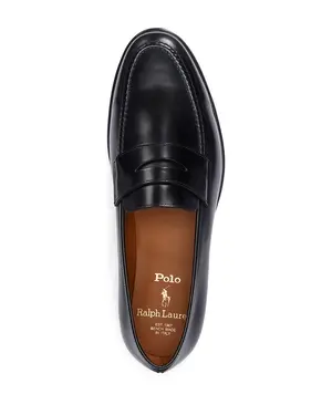 Polo Ralph Lauren Maestra Penny Loafers - Black