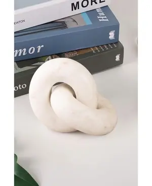 GAURI KOHLI Munich Marble Knot Sculpture