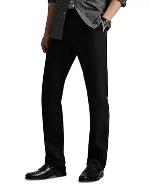 Black Cotton Chinos