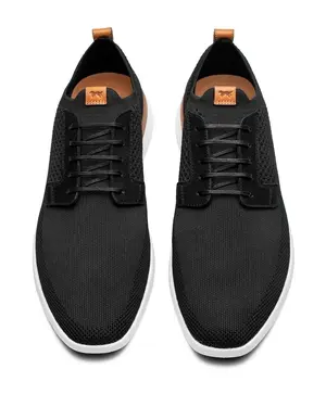 Wolf & Shepherd Swiftknit Derby Sneakers - Black
