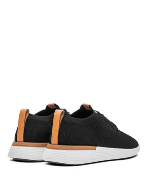 Wolf & Shepherd Swiftknit Derby Sneakers - Black