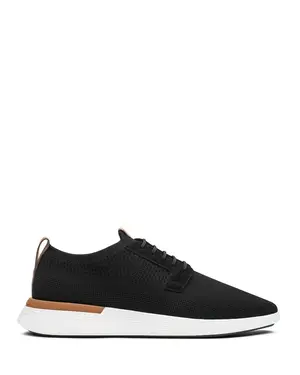 Wolf & Shepherd Swiftknit Derby Sneakers - Black