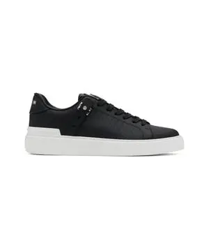 Balmain B-Court B-Buzz Sneakers - Eab Noir/blanc