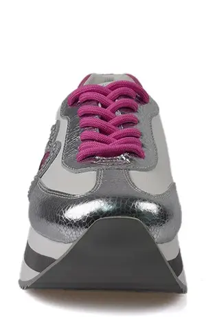 CANDIE'S Taffy Platform Sneakers - Silver