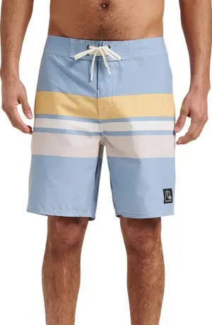 Quiksilver Original Straight Board Shorts Ashley Blue
