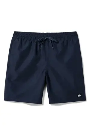 Quiksilver Everyday Solid Volley Swim Trunks - Eclipse