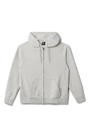 Quiksilver Saltwater Zip Hoodie - White/heather