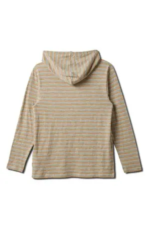 Quiksilver Stripe Slub Hoodie - Golden Haze