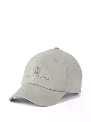 Brunello Cucinelli Logo Cap - Grey