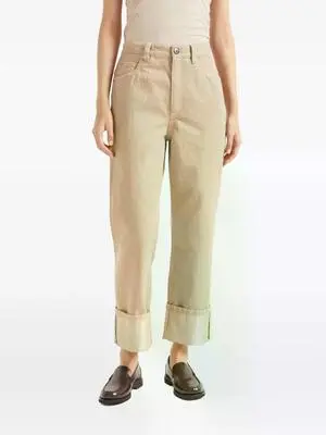 Brunello Cucinelli Straight-leg Cropped Trousers