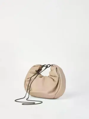 Brunello Cucinelli Monili Chain-strap Crossbody Bag - Neutrals