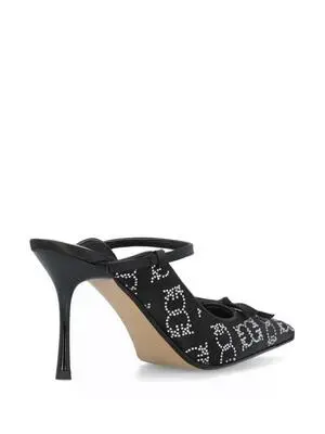 Pinko Crystal-embellished Mules
