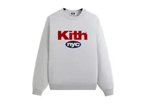 Kith Nyc Nimbus Logo Nelson Crewneck Sweatshirt
