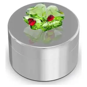SWAROVSKI Idyllia Clover And Ladybug Decorative Box