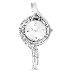 SWAROVSKI Dextera Asymmetric Watch - Silver Tone