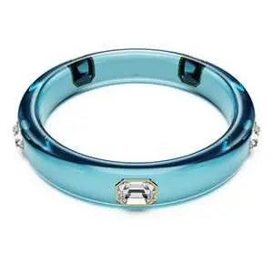 SWAROVSKI Dulcis Bangle With Emerald-cut Crystals - Blue