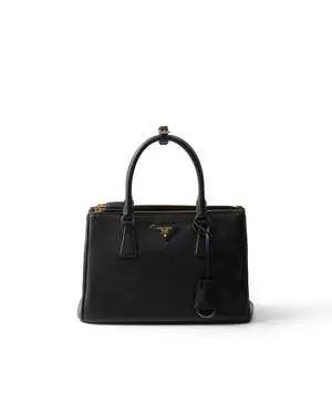 Prada Galleria Medium Leather Bag - Black