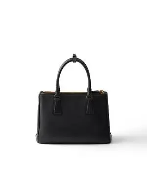 Prada Galleria Medium Leather Bag - Black