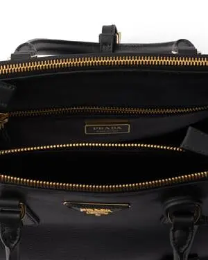 Prada Galleria Medium Leather Bag - Black