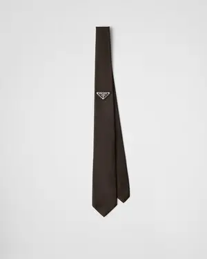 Prada Prada Re-Nylon Gabardine Tie Ebony