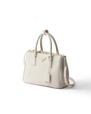 Prada Galleria Medium Leather Bag - White