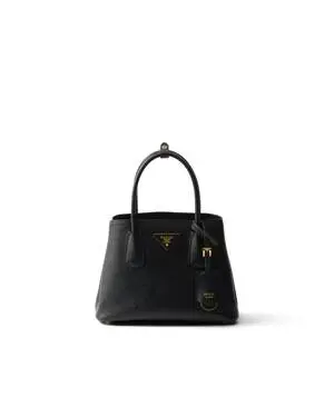 Prada Small Saffiano Leather Handbag - Black
