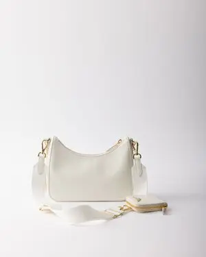 Prada Re-edition 2005 Saffiano Leather Bag - White