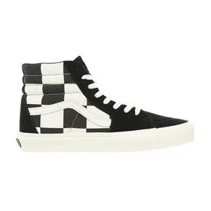 VANS Sk8-hi Oversize Checkerboard High-top Sneakers - Black
