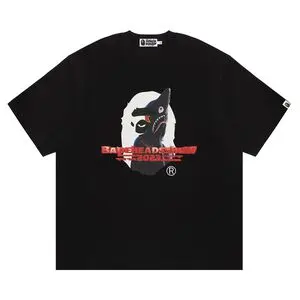 A BATHING APE Heads Show Relaxed Fit Tee