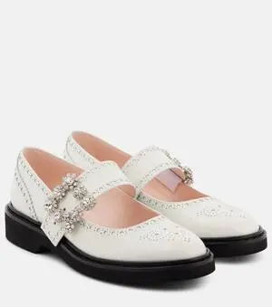 ROGER VIVIER Viv' Rangers Flower Mary Jane Flats