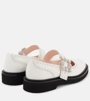ROGER VIVIER Viv' Rangers Flower Mary Jane Flats